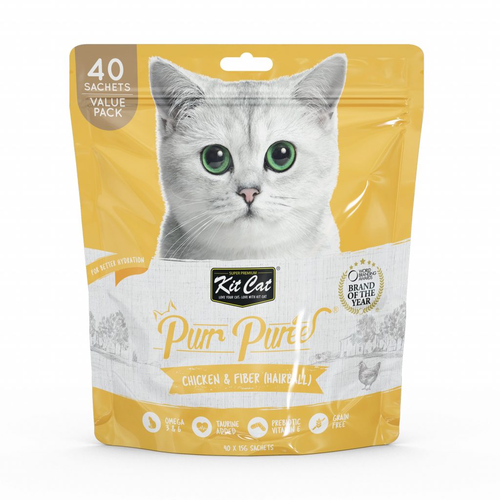 Kit Cat Purr Puree Value Pack - Liquid Treat 40×15 gm Different flavor